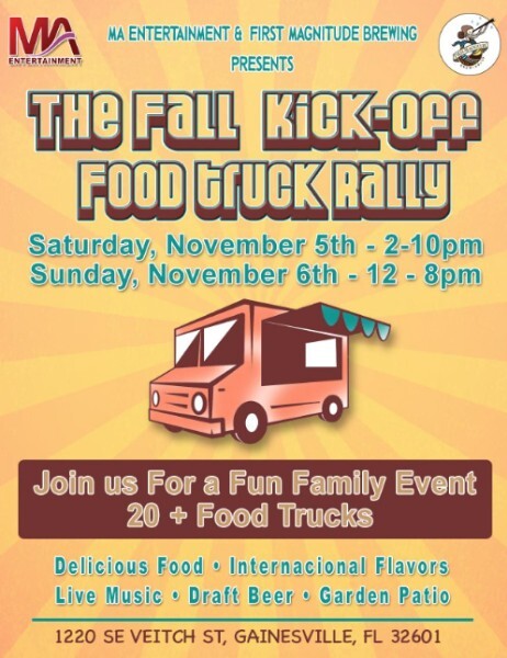Fall International Food Truck Rally | First Magnitude Brewing Company